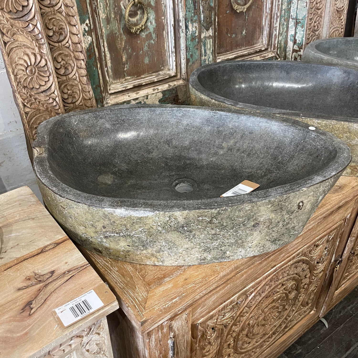 XXL River Stone Basin #07 - 69 x 43 x 15cm – Paradise Living Co.