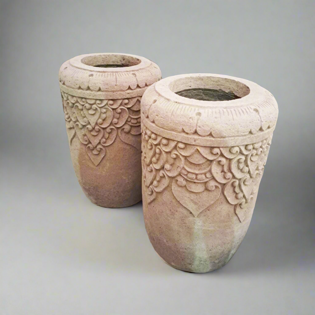 Balinese Handcarved Pot – Paradise Living Co.