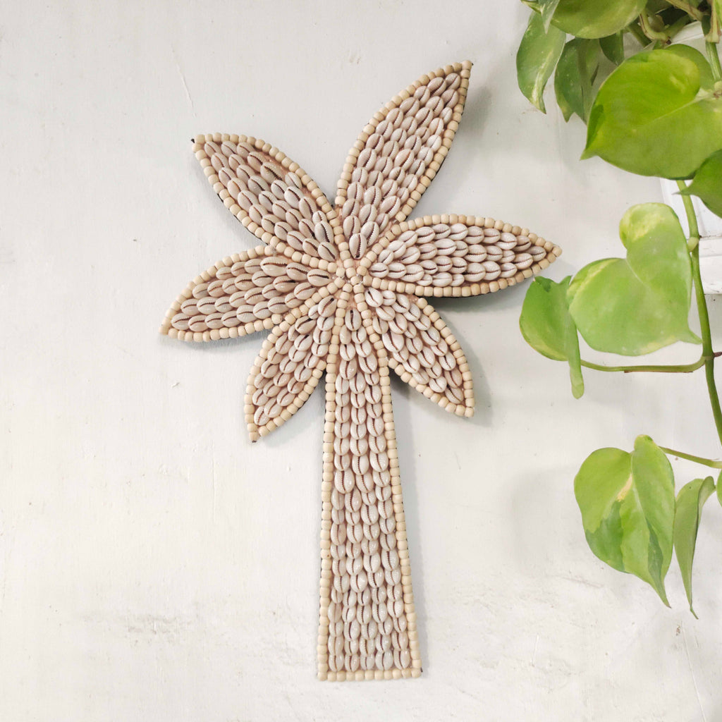 Cowrie Paradise Palm Wall Hanging – Paradise Living Co.