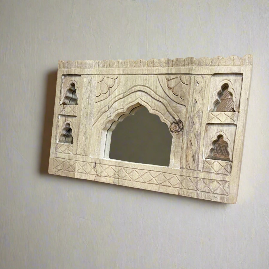 Heykal Indian Arch Timber Mirror – Paradise Living Co.