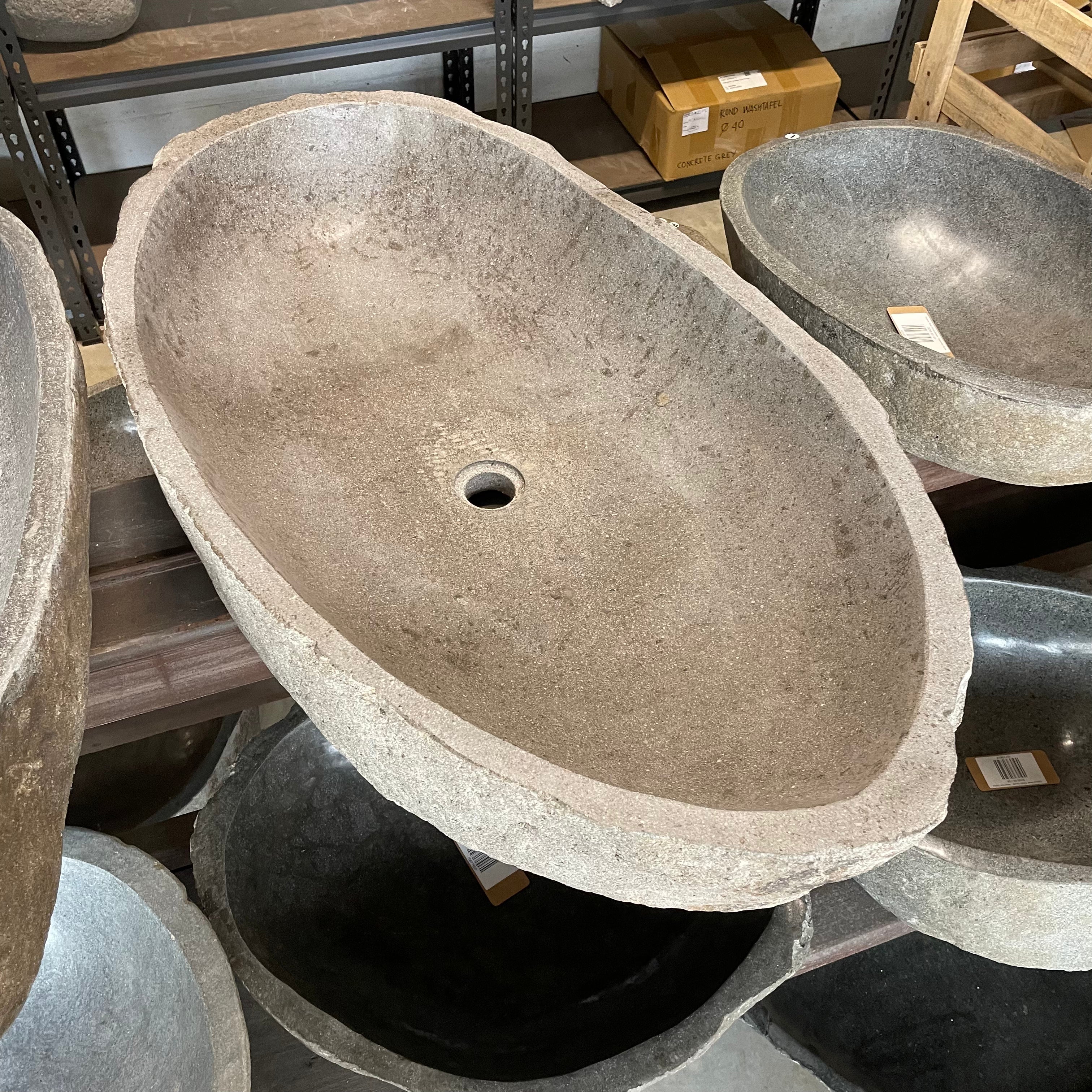 Grand River Stone Basin 26 - 96 x 52 x 15cm – Paradise Living Co.