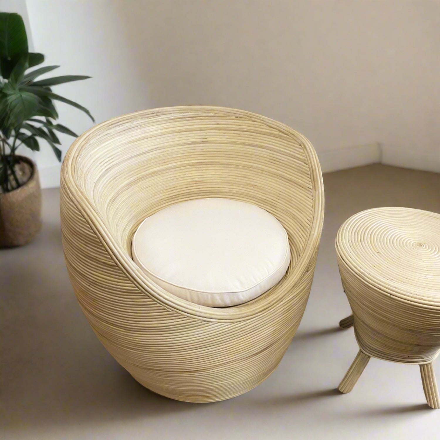 La Terra Round Rattan Arm Chair – Paradise Living Co.