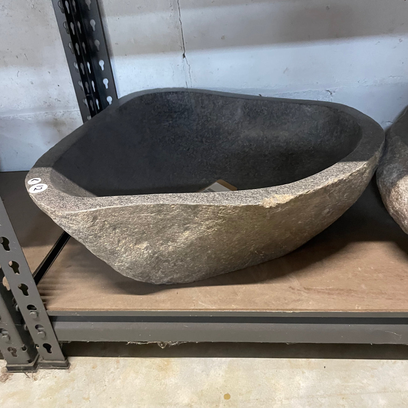 Large River Stone Basin #12 - 45 x 44 x 15cm – Paradise Living Co.