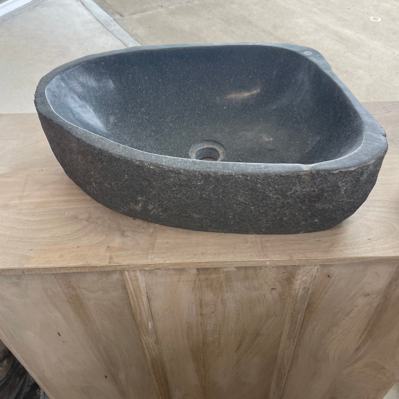 Large River Stone Basin #13 - 53 x 36 x 15cm – Paradise Living Co.