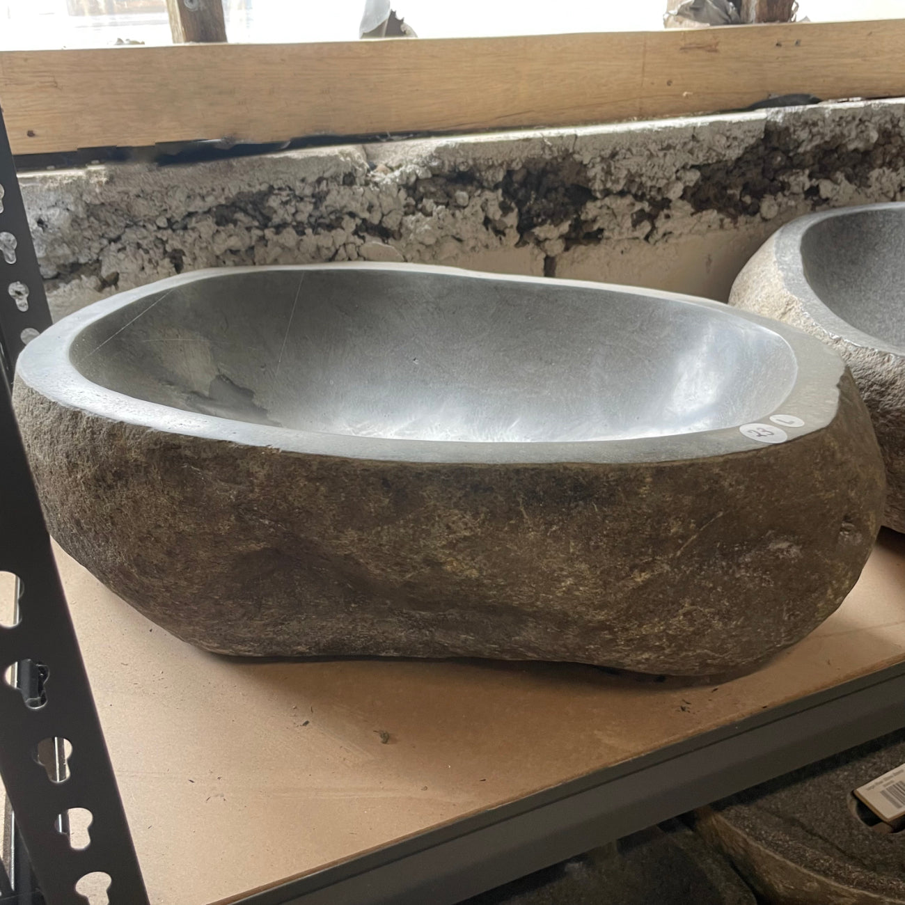 Large River Stone Basin #23 - 45 x 36 x 15cm – Paradise Living Co.