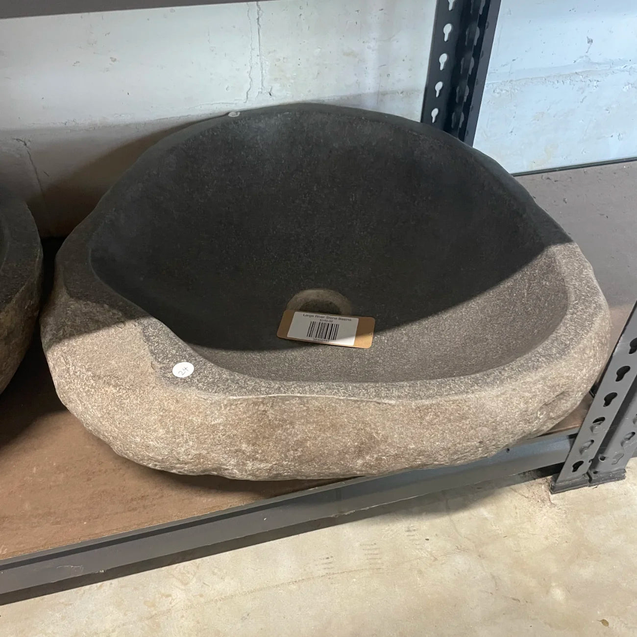 Large River Stone Basin #24 - 47 x 44 x 15cm – Paradise Living Co.