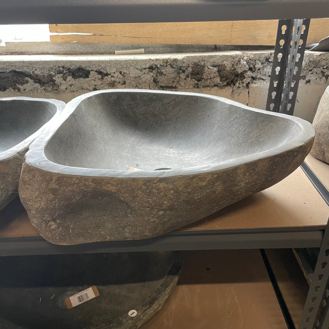 Large River Stone Basin #10 - 48 x 43 x 15cm – Paradise Living Co.