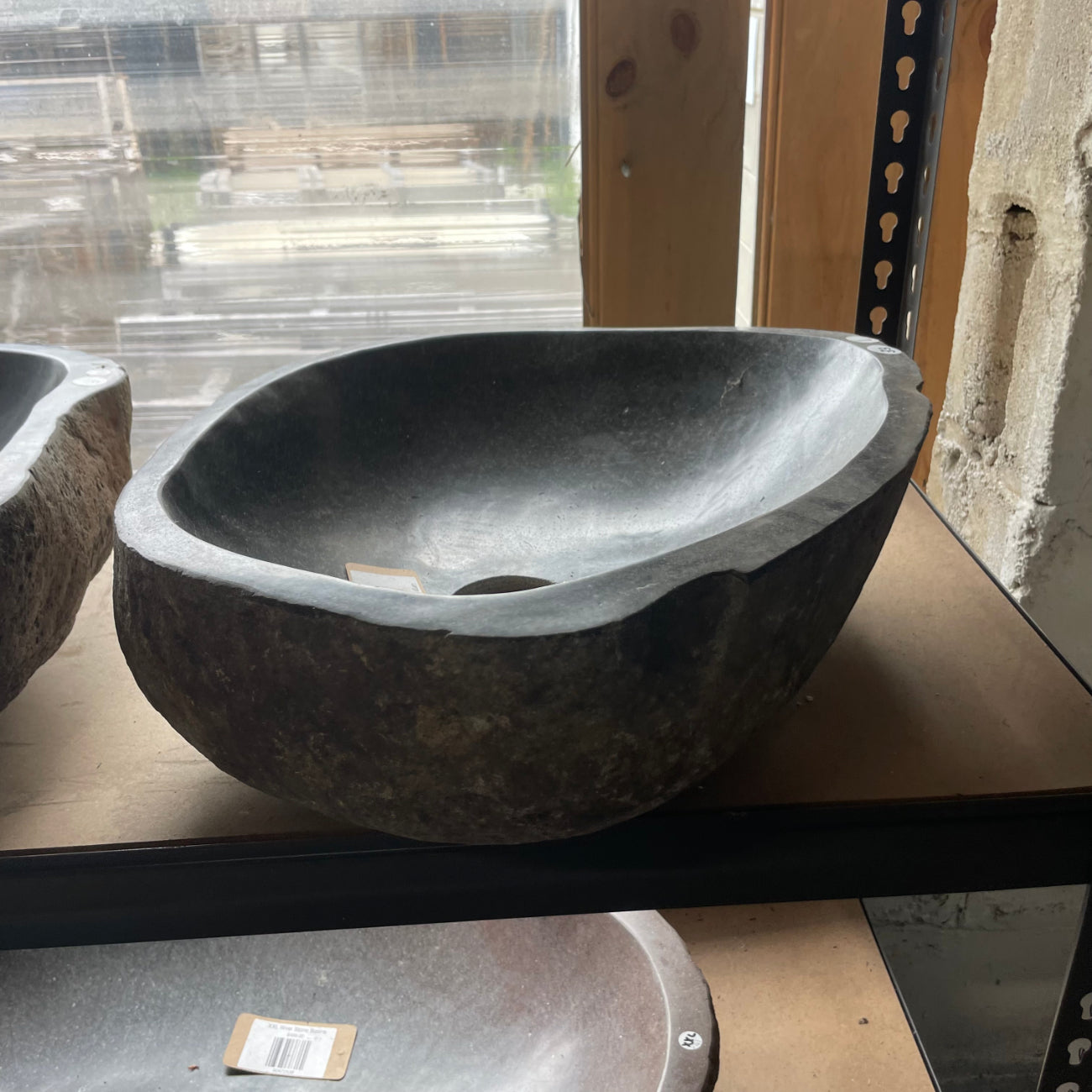 Large River Stone Basin #27 - 45 x 39 x 14cm – Paradise Living Co.