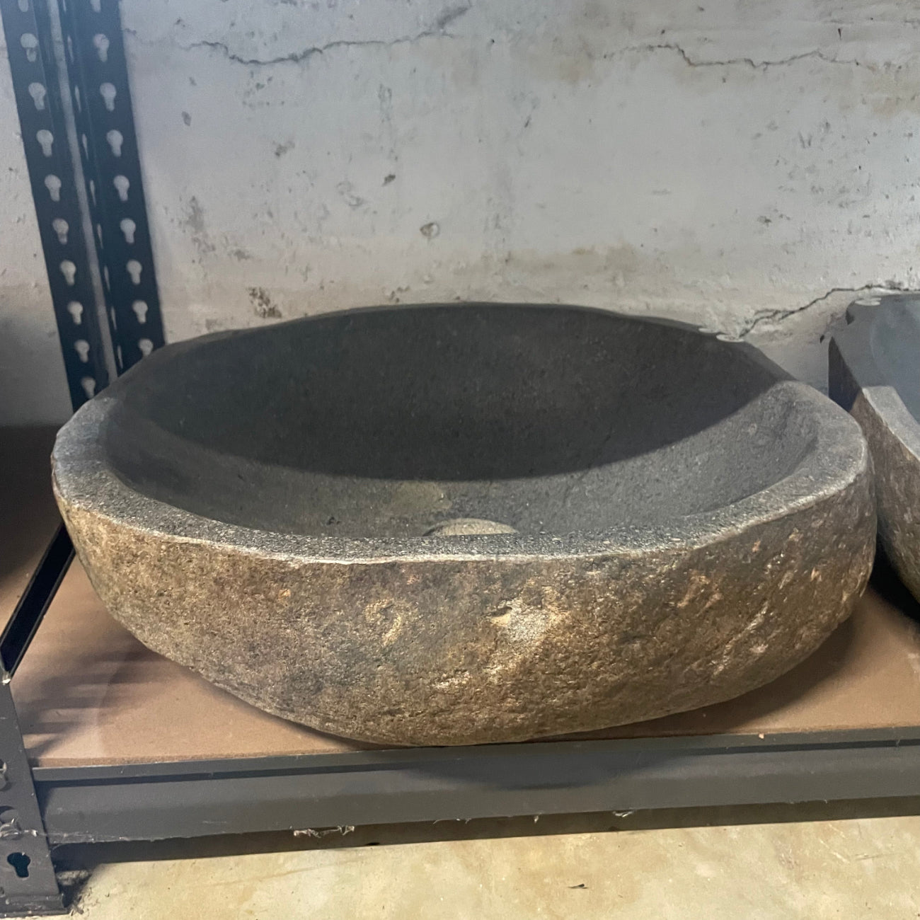 Large River Stone Basin #29 - 43 x 43 x 14.5cm – Paradise Living Co.