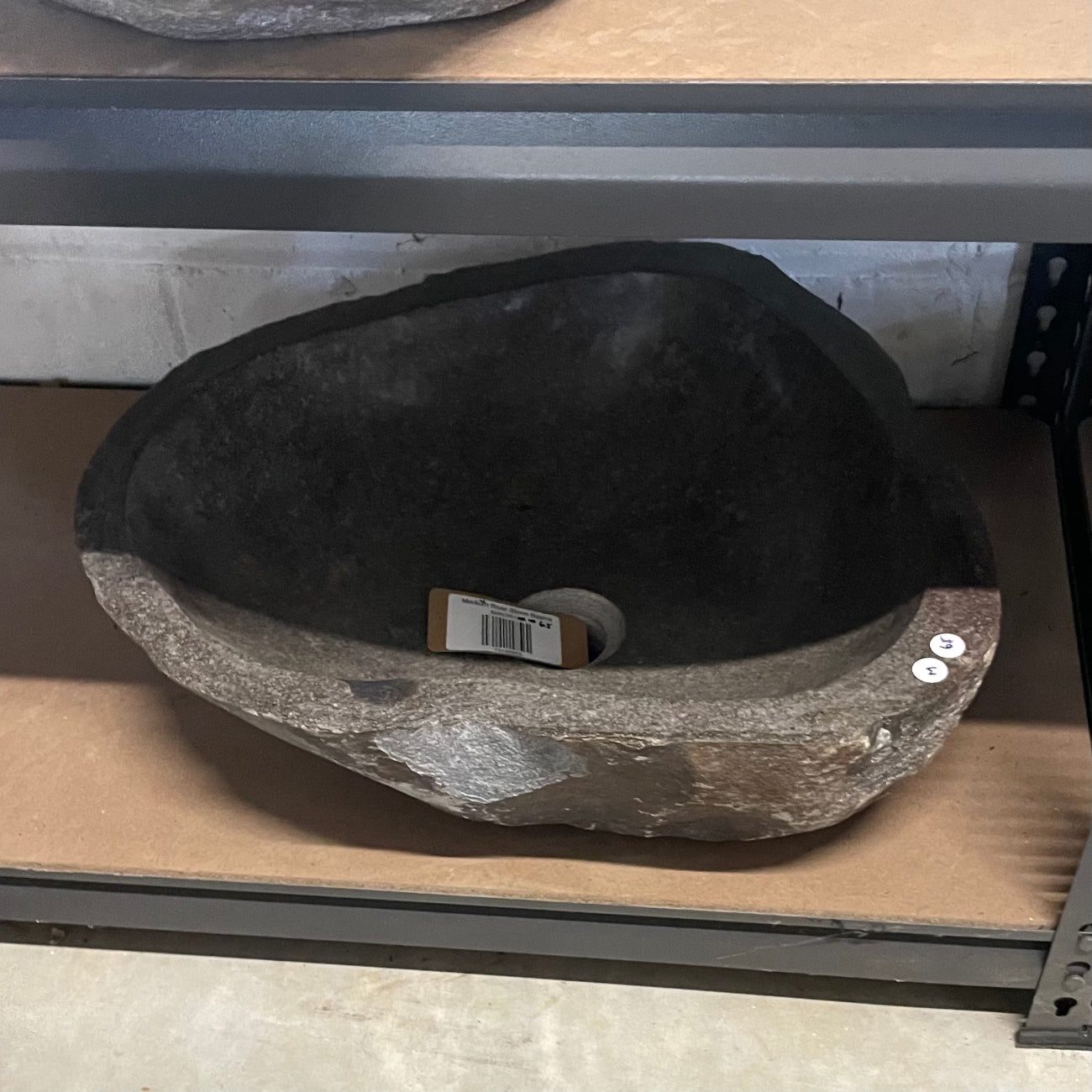 Medium River Stone Basin 65 - 42.5 x 40 x 16cm – Paradise Living Co.