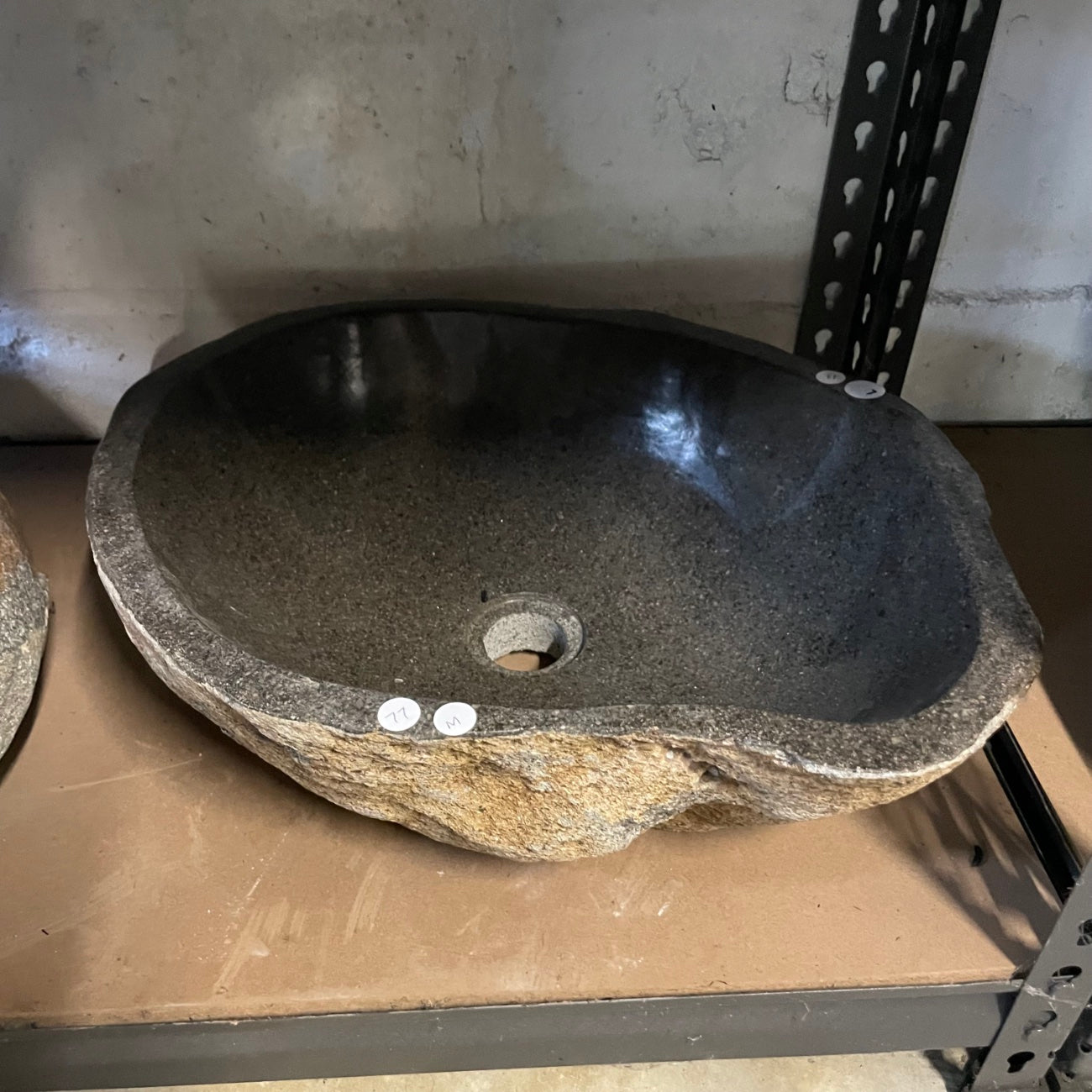 Medium River Stone Basin #77 - 44 x 35cm – Paradise Living Co.