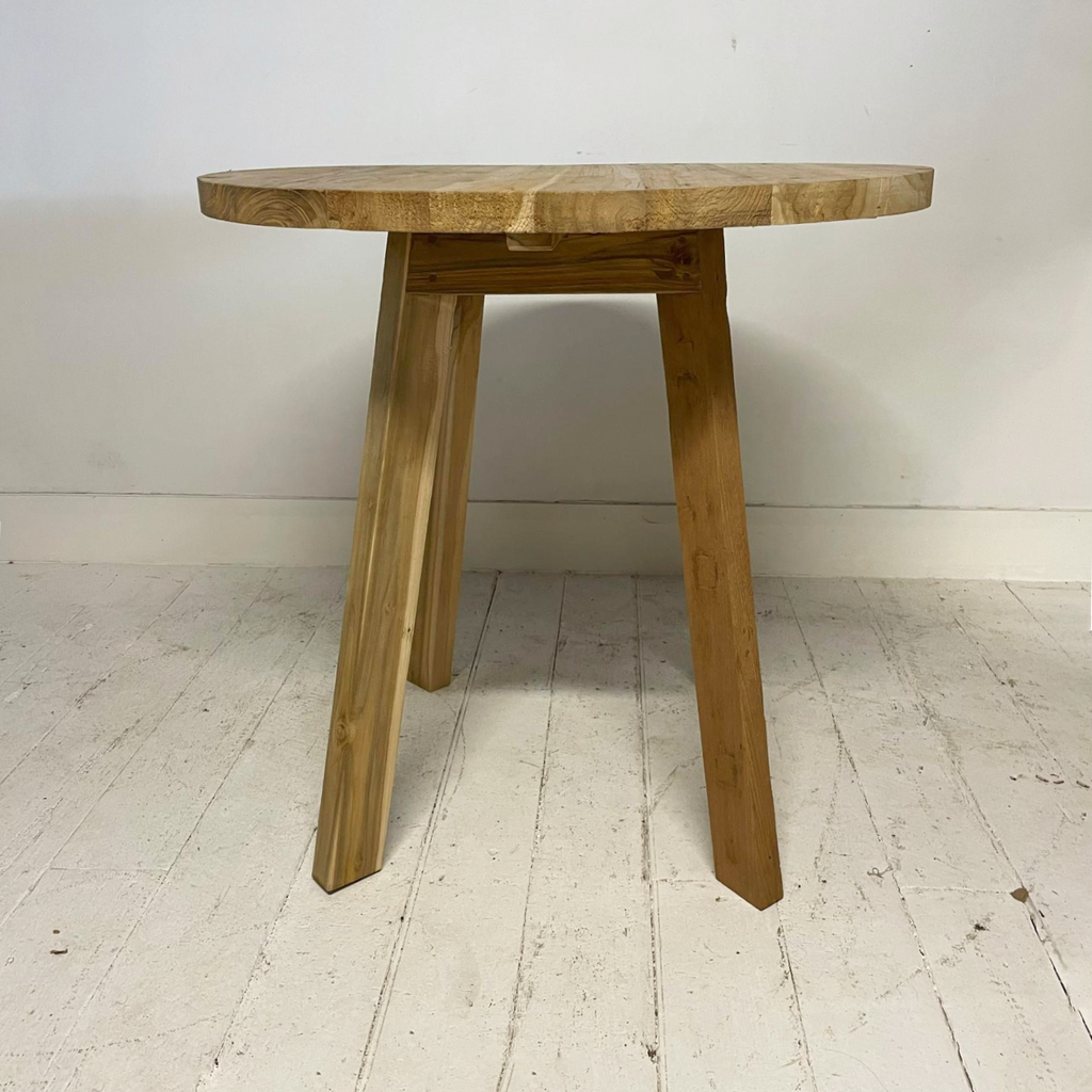 Round Cafe Teak Dining Table 80cm Dia – Paradise Living Co.