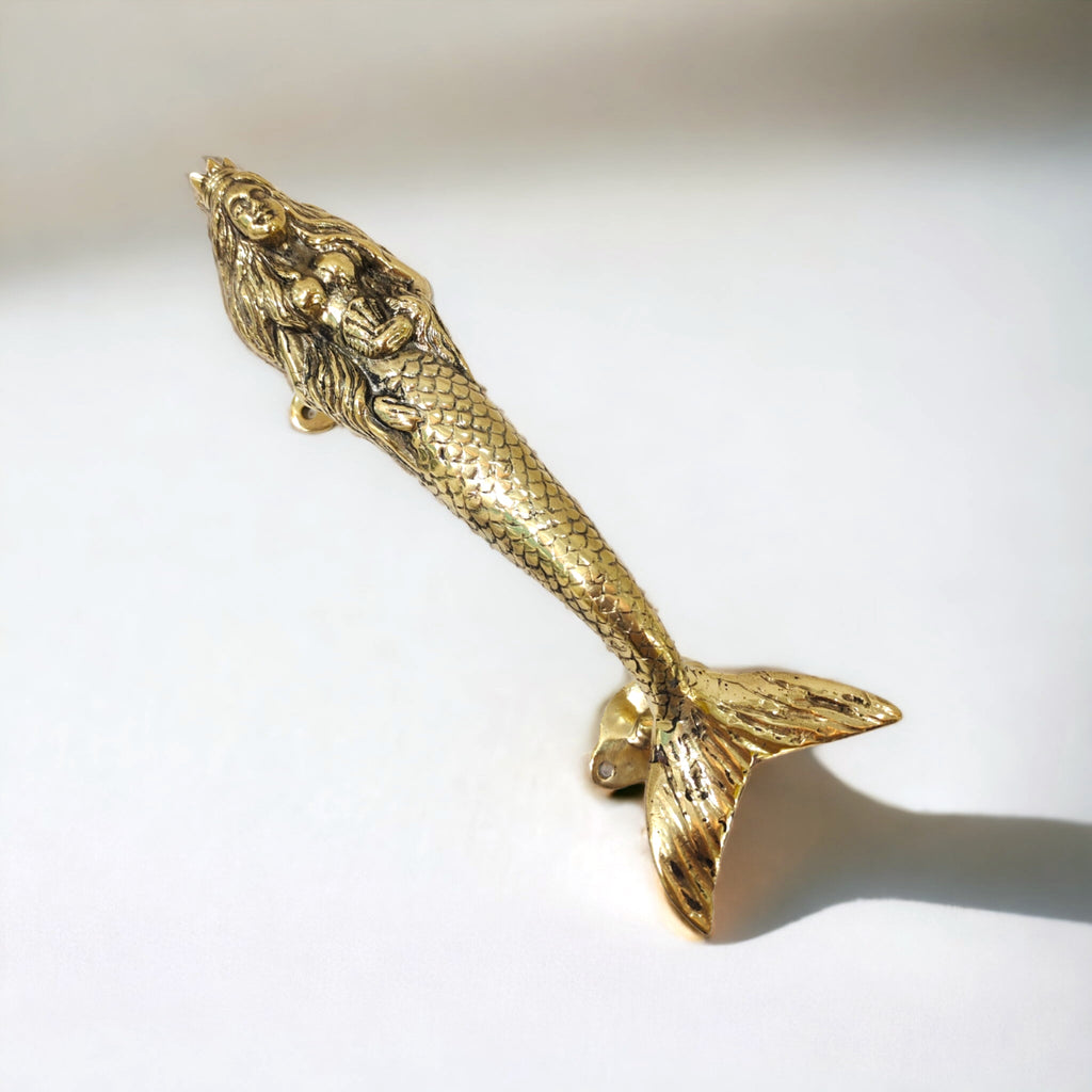 Royal Mermaid Brass Door Handle – Paradise Living Co.