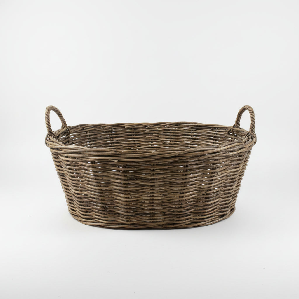 Woven Cane Laundry Basket – Paradise Living Co.