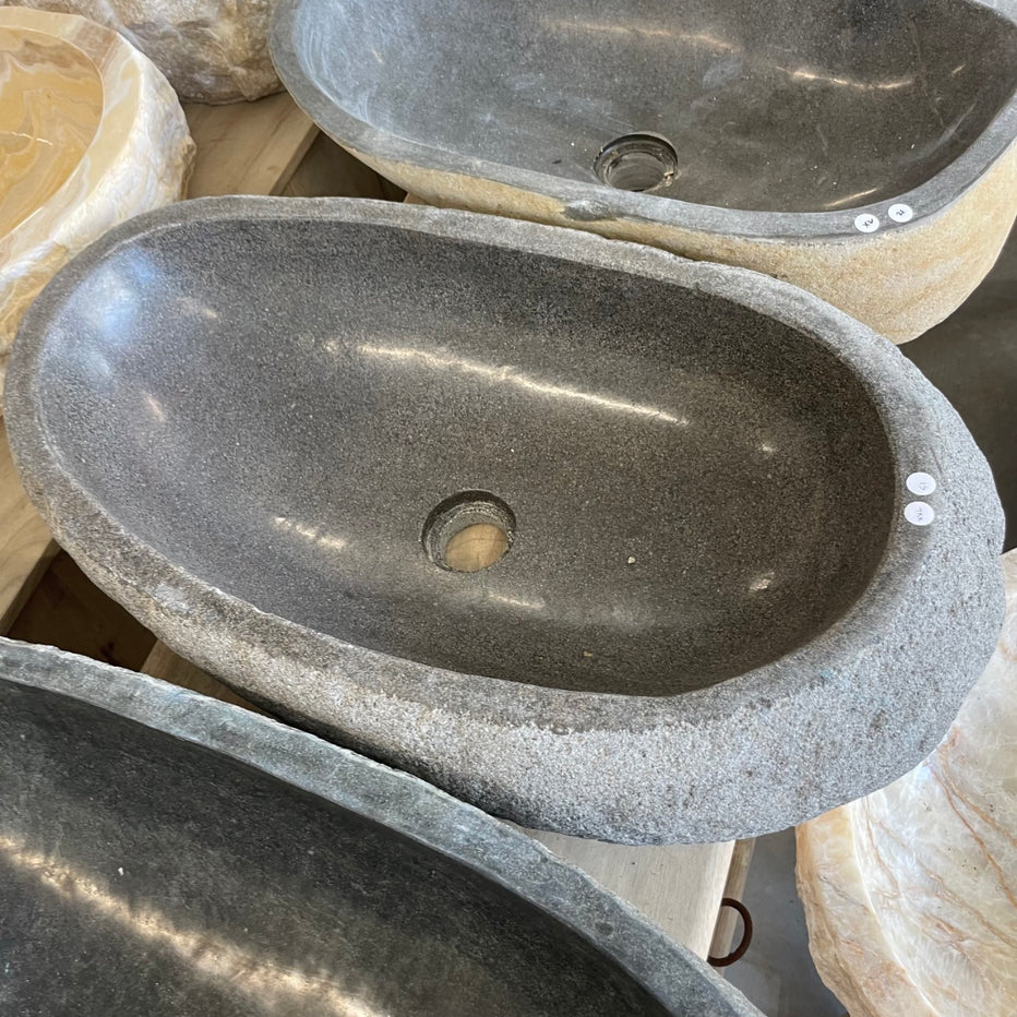 XXL River Stone Basin #51 - 66 x 36 x 15cm – Paradise Living Co.
