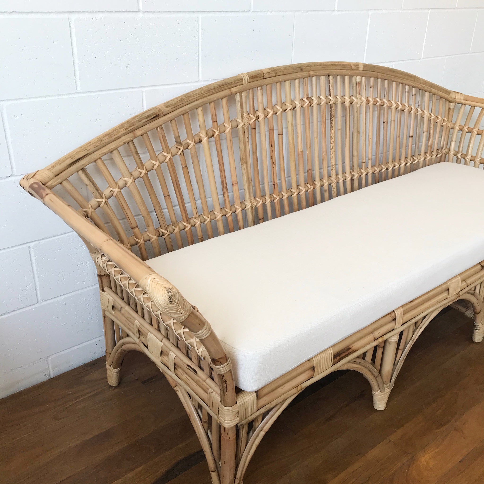 Natural Bangalow Split Cane 3 Seater Lounge – Paradise Living Co.