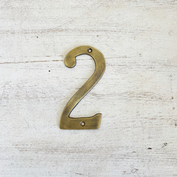 Brass House Numbers – Paradise Living Co.