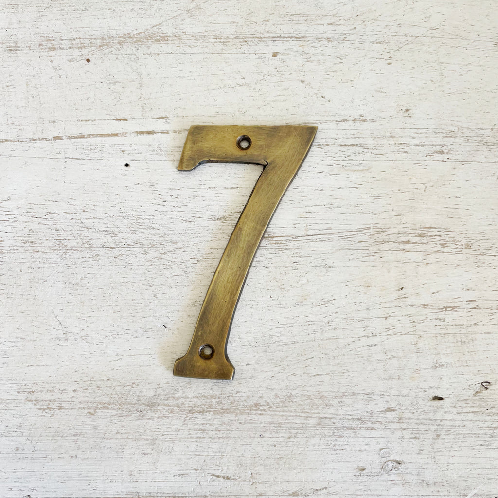 Brass House Numbers – Paradise Living Co.