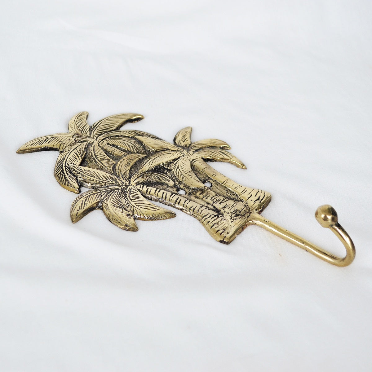 Brass Oasis Palms Hook – Paradise Living Co.