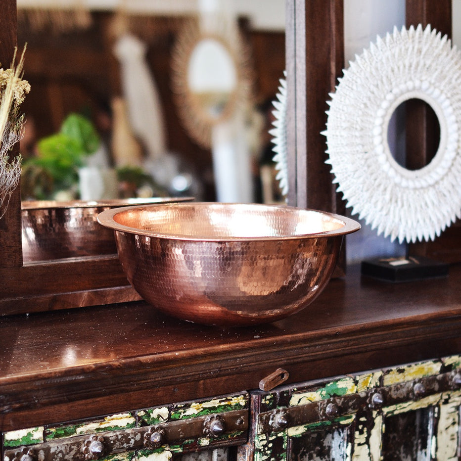 Round Copper Basin – Paradise Living Co.