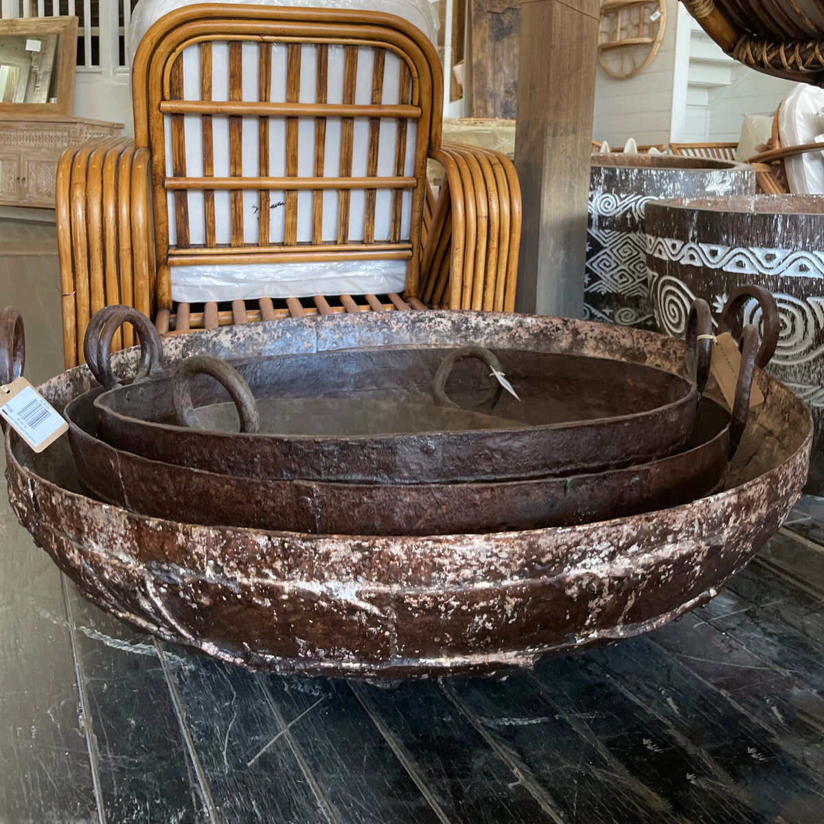 Genuine Iron Indian Kadai Fire Pit 80-85cm – Paradise Living Co.