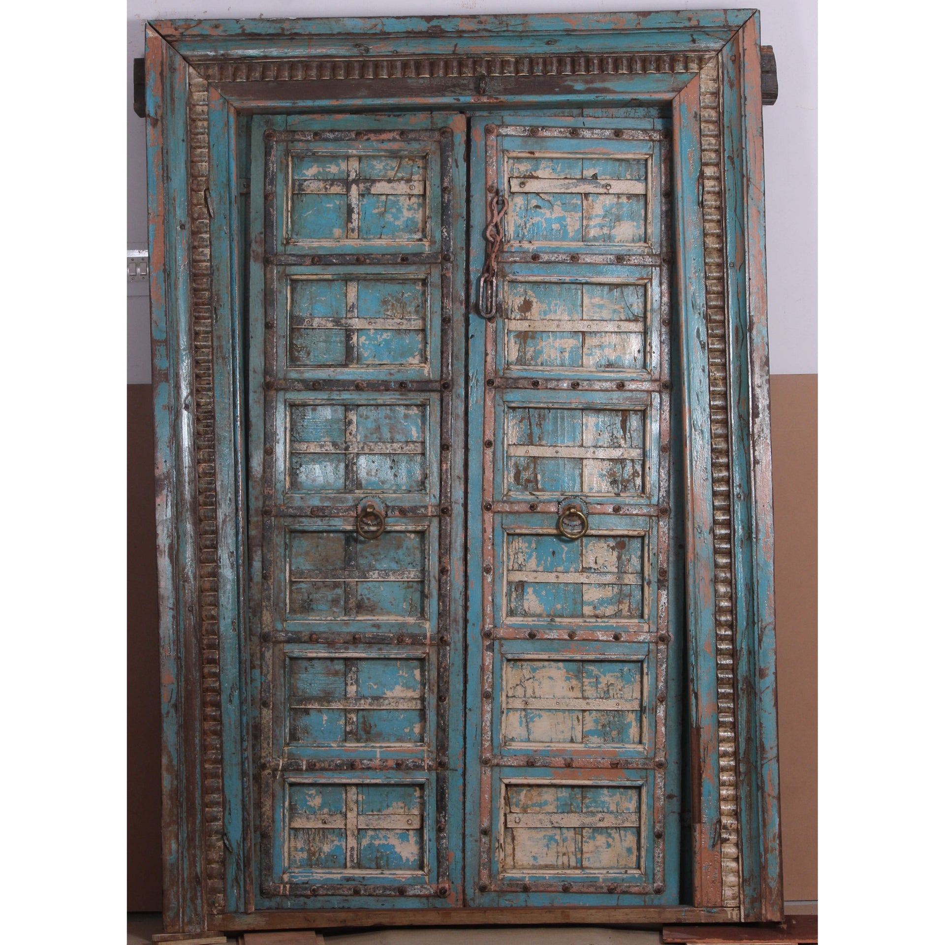 Indian Rajasthani Antique Framed Doors #001 - 139x206cm – Paradise ...