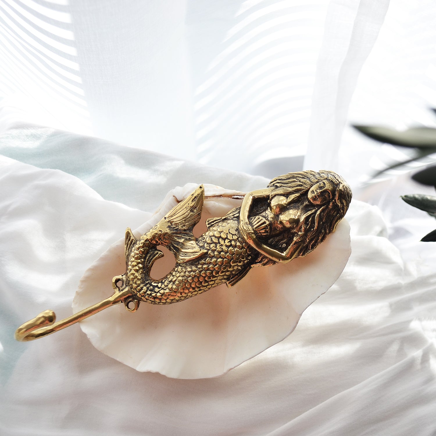 Magical Brass Mermaid Wall Hook – Paradise Living Co.