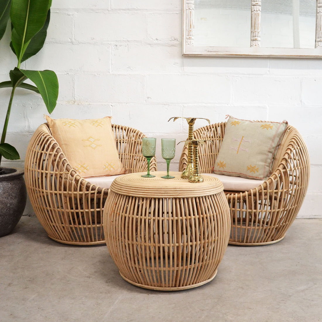 PREORDER - Mahalo Natural Rattan Chair – Paradise Living Co.
