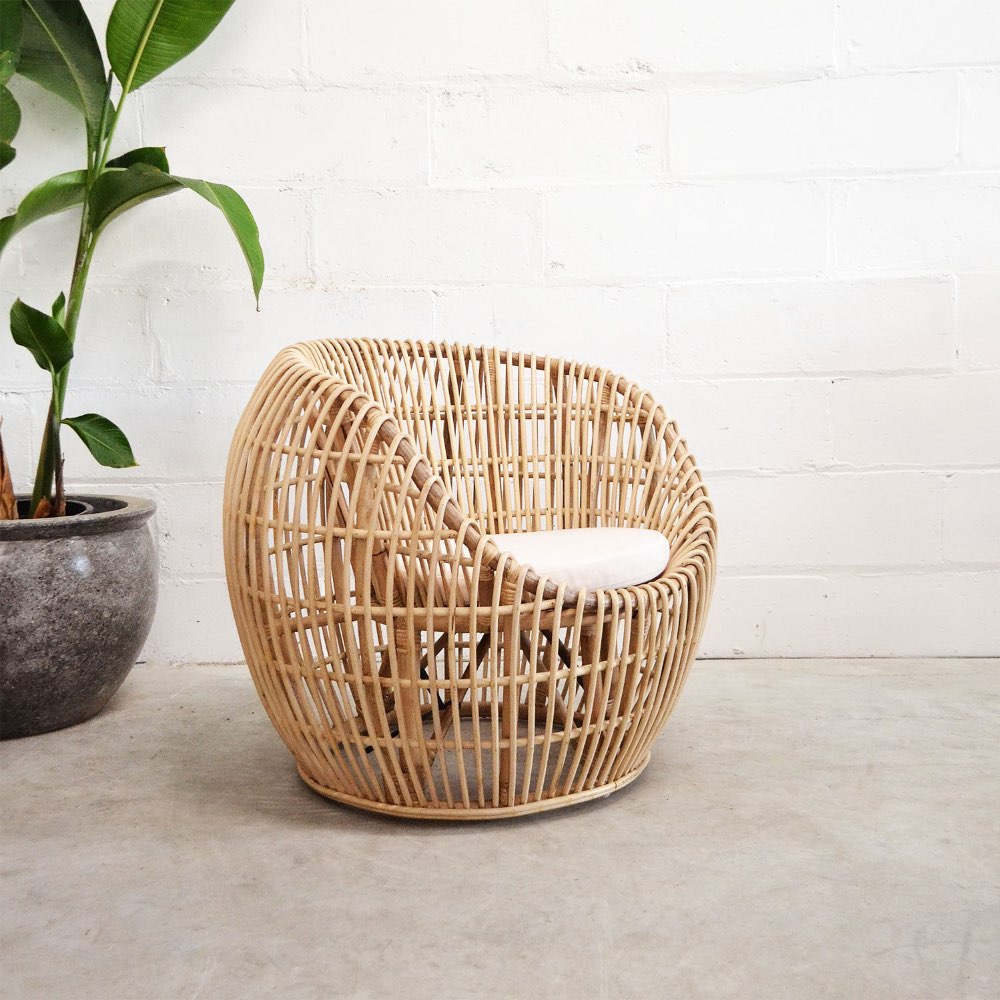 PREORDER - Mahalo Natural Rattan Chair – Paradise Living Co.