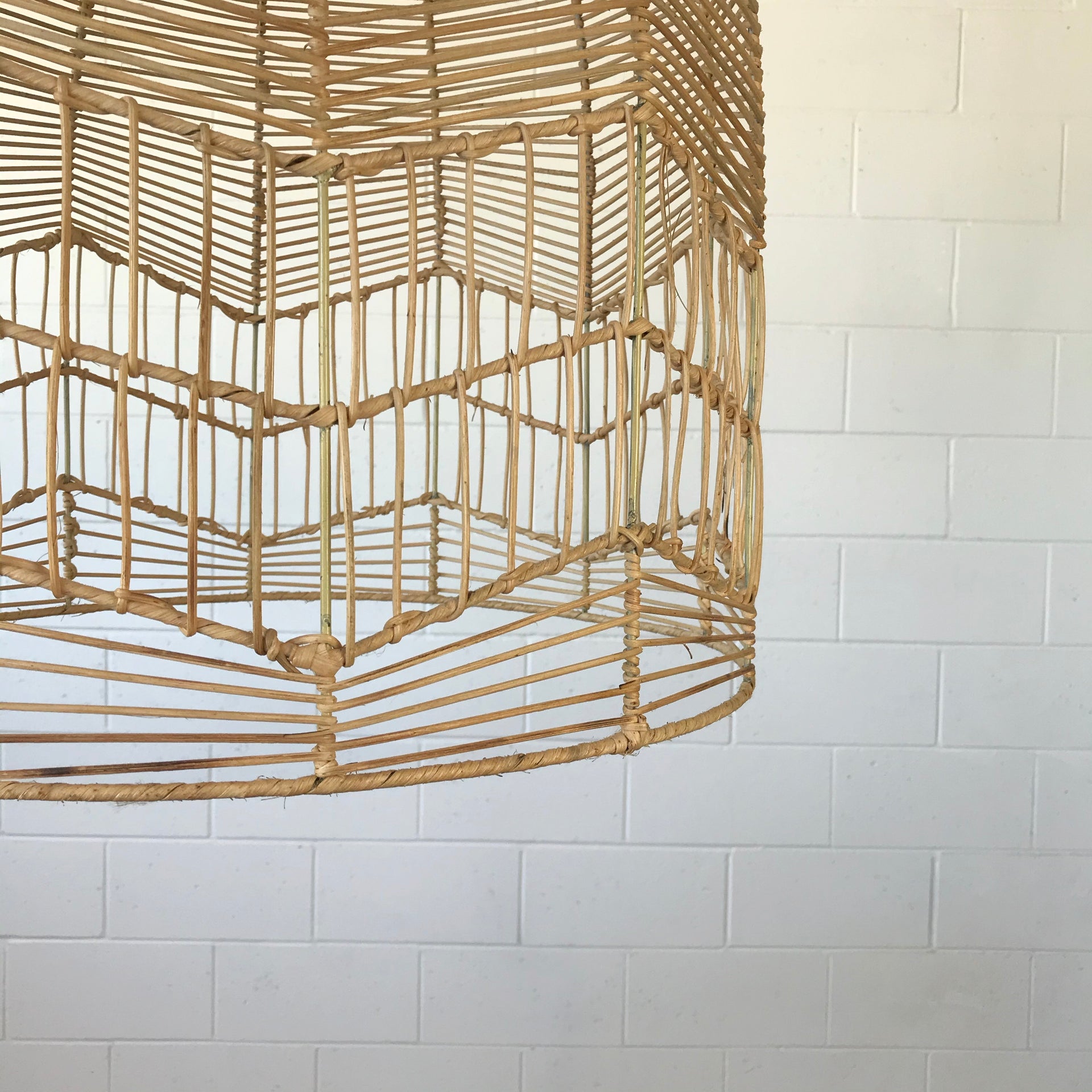 Medium Zig Zag Rattan Pendant – Paradise Living Co.