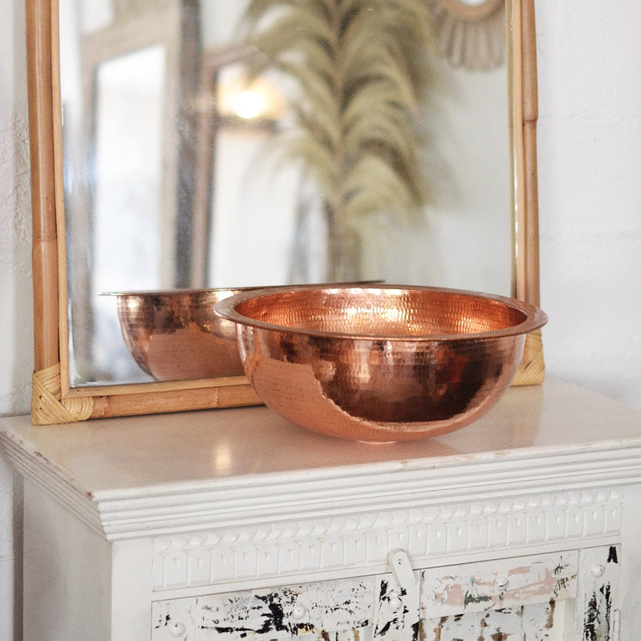 PREORDER - Round Copper Basin – Paradise Living Co.