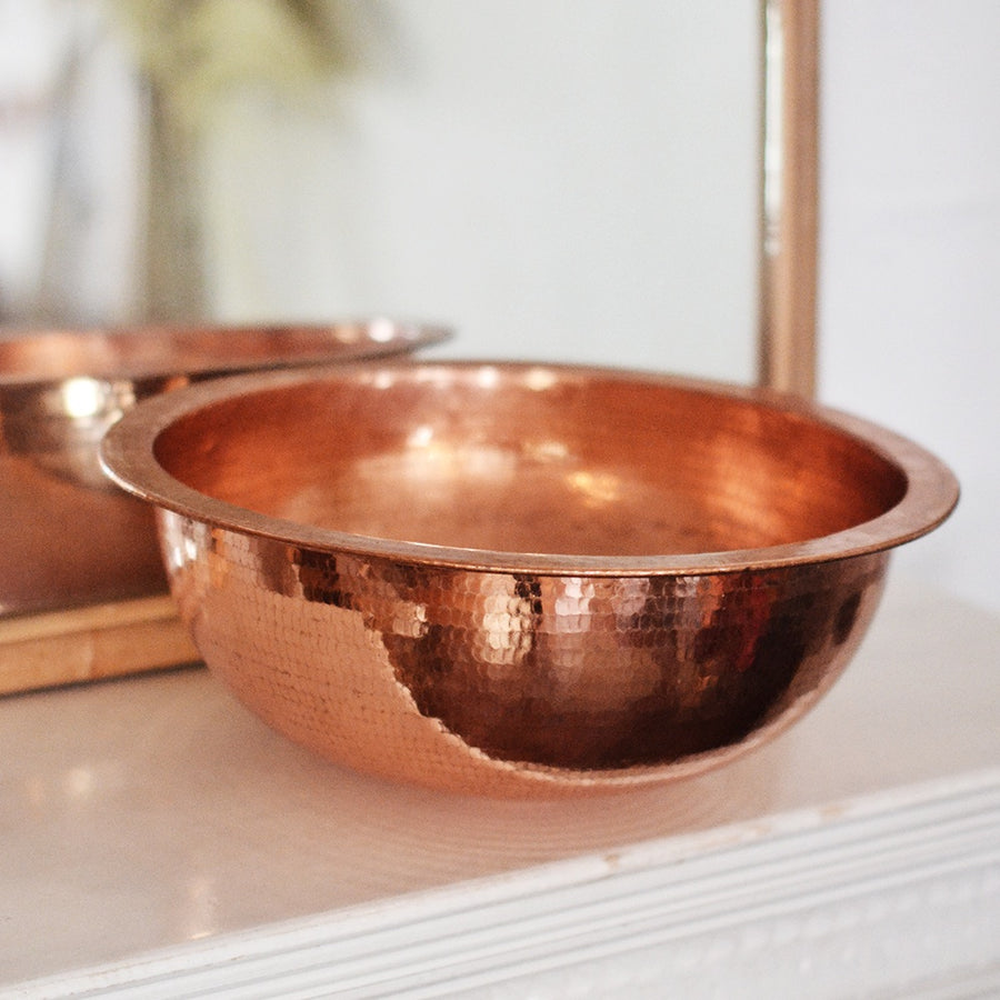 PREORDER - Round Copper Basin – Paradise Living Co.