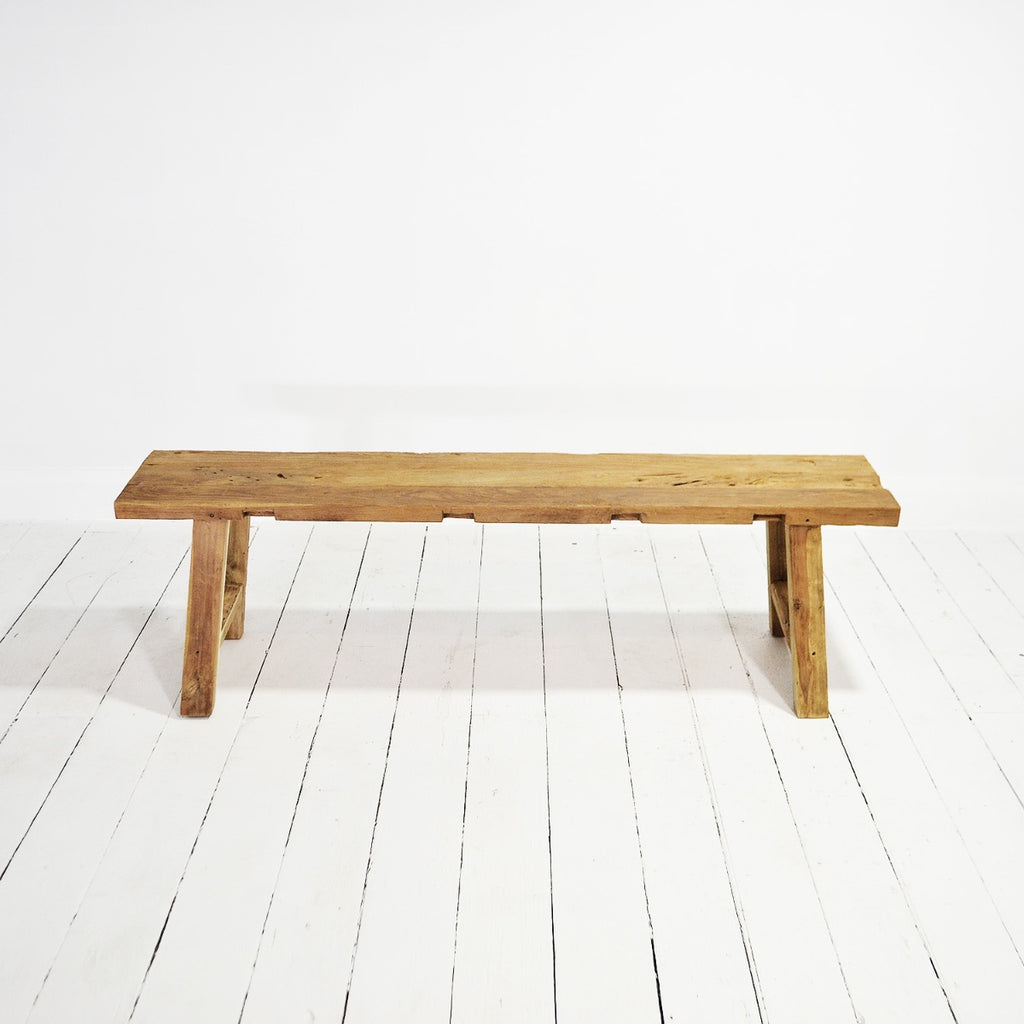Rustic Teak Bench Seat 1500mm – Paradise Living Co.