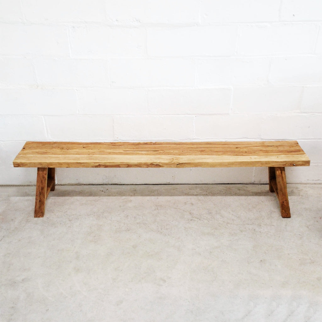 Rustic Teak Bench Seat 2000mm – Paradise Living Co.