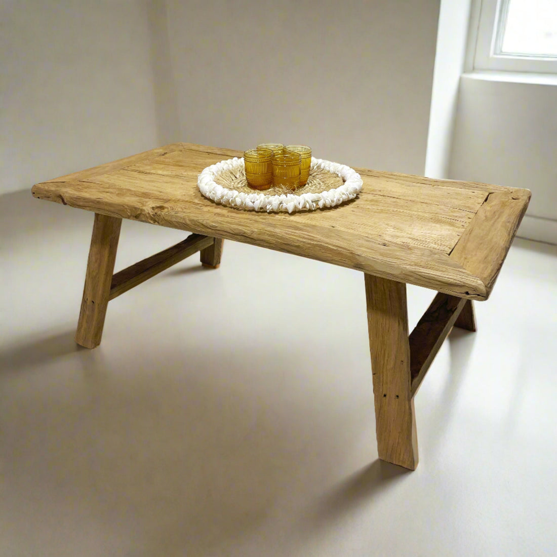 Rustic Teak Coffee Table – Paradise Living Co.