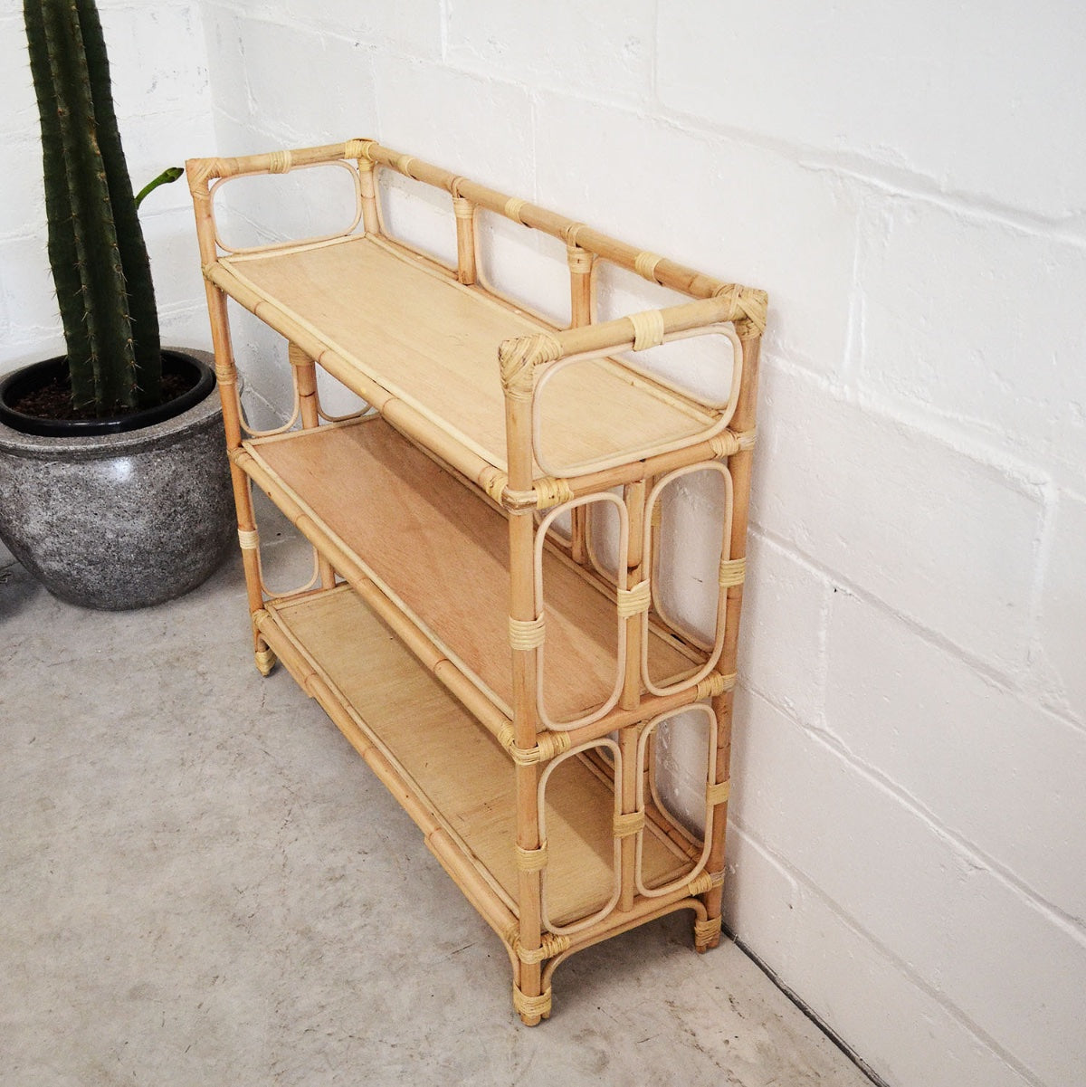 Serenity Rattan Shelves | Made To Order – Paradise Living Co.