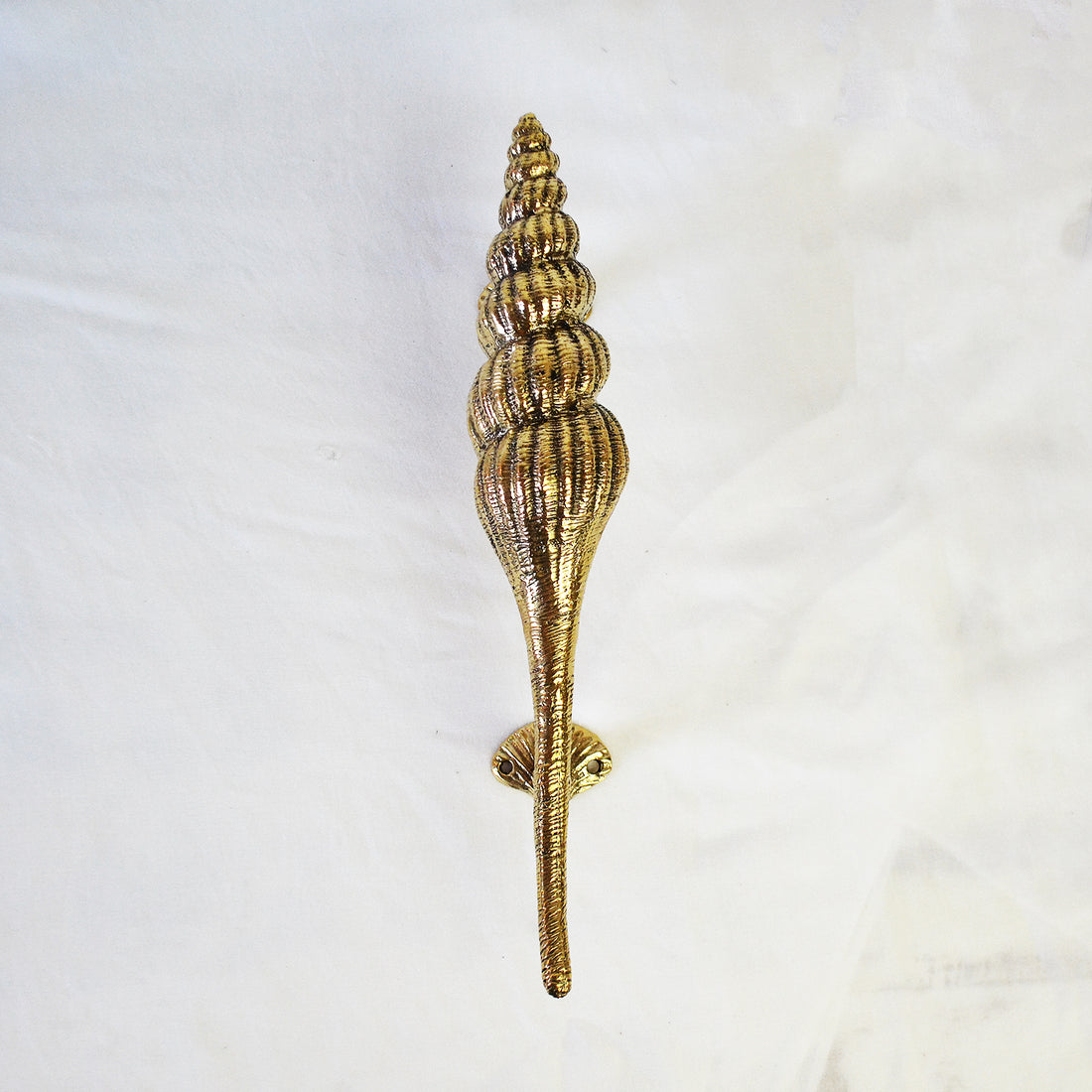 Shell Brass Door Handle – Paradise Living Co.