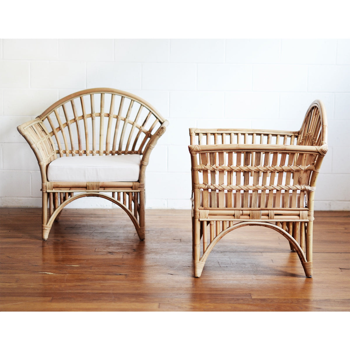 Natural Bangalow Split Cane Single Lounge – Paradise Living Co.