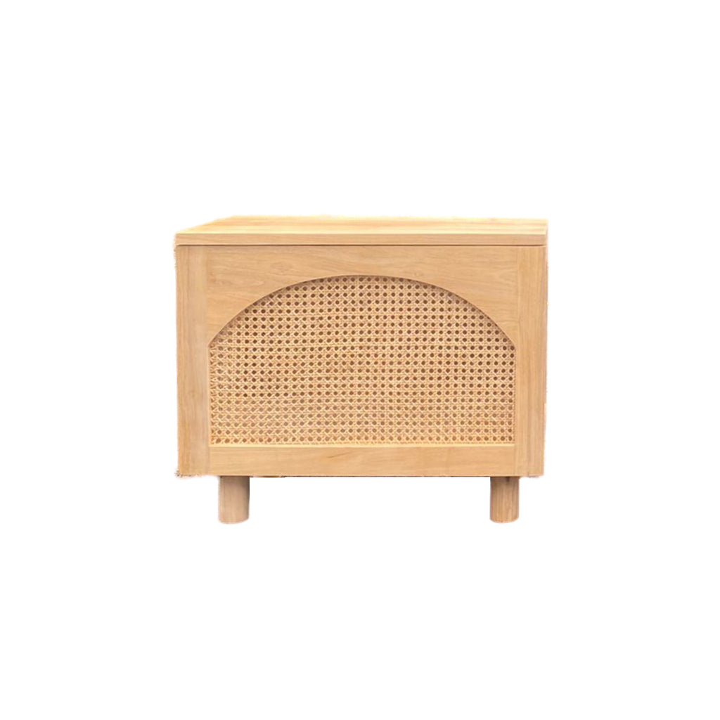 Villa Arch Timber Bedside Table – Paradise Living Co.